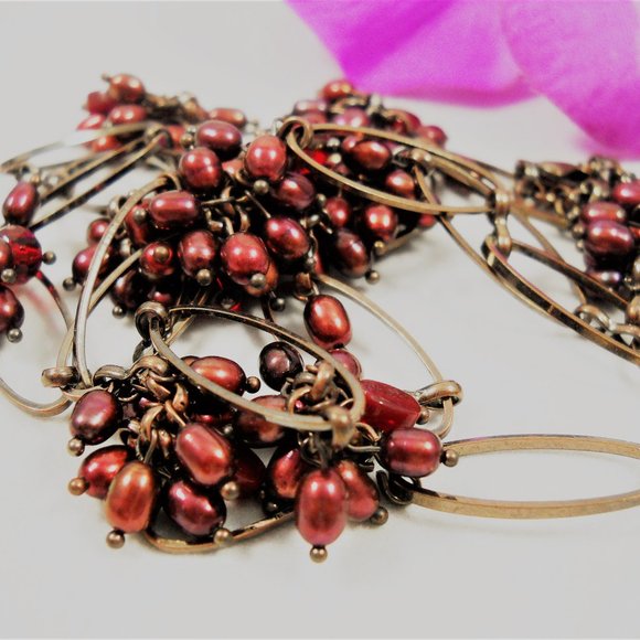 Unknown | Jewelry | Vtg 9s Chain Beads Necklace | Poshmark